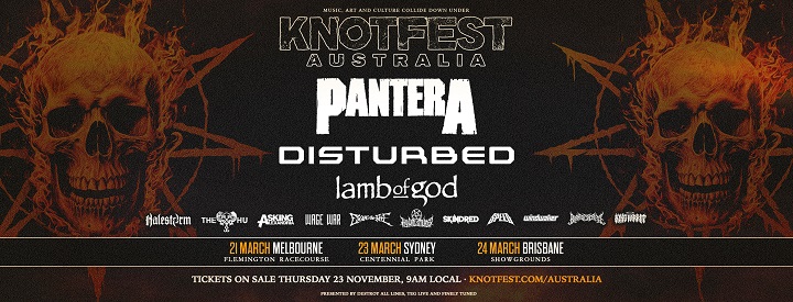 KNOTFEST RETURNS TO AUSTRALIA IN 2024 & THE LINE-UP IS HERE!