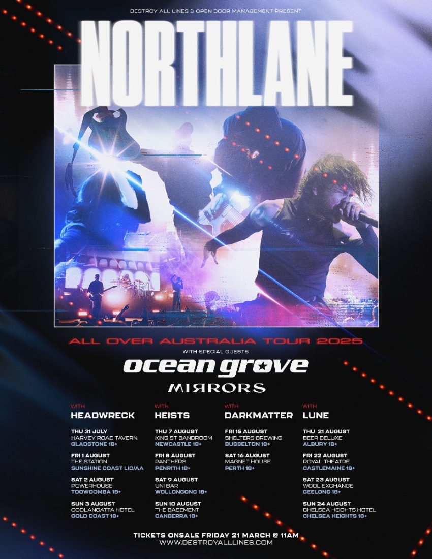 Northlane Announce All Over Australia Regional Tour - Everblack Media