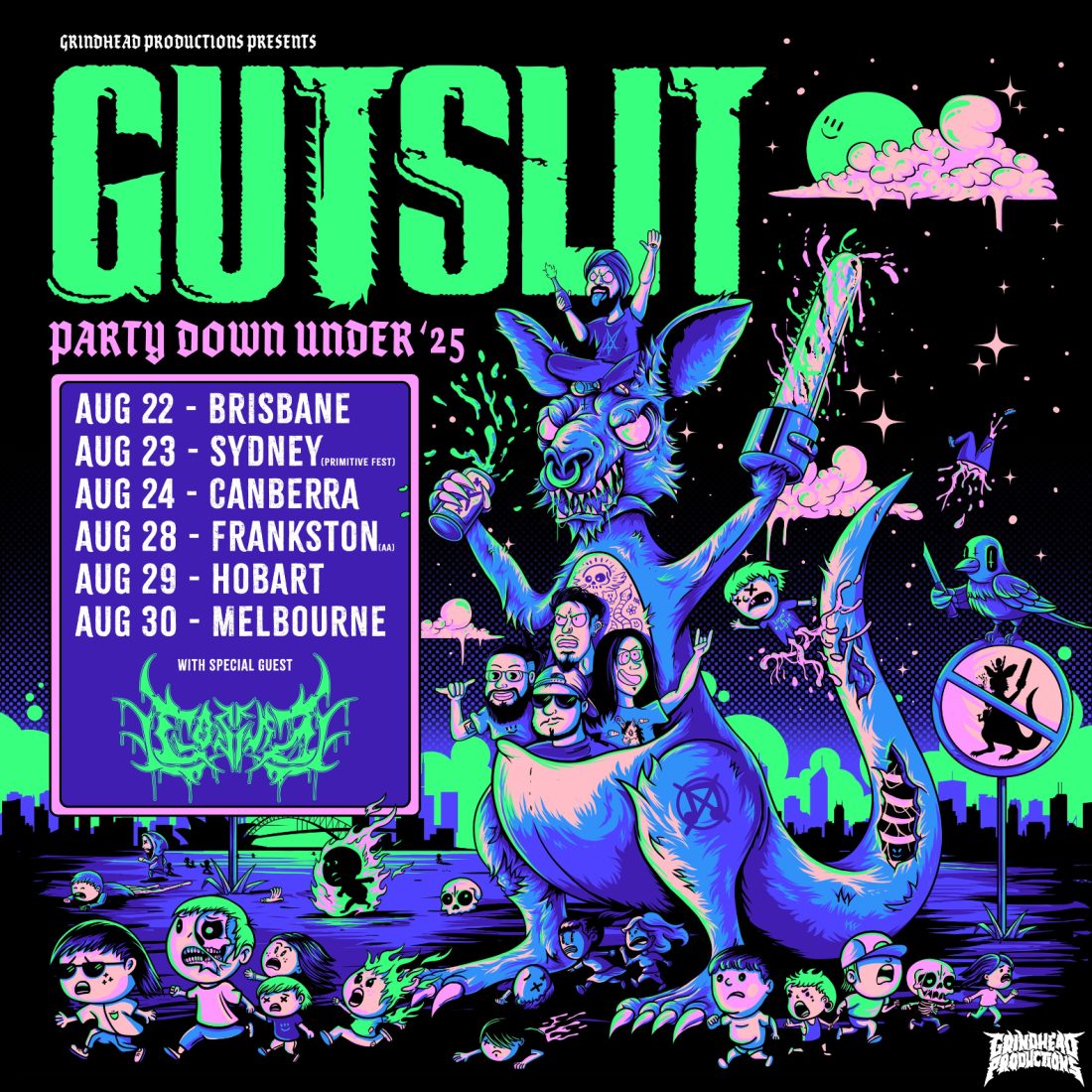 GUTSLIT On Bringing Carnage to Australia, Festivals & New Music